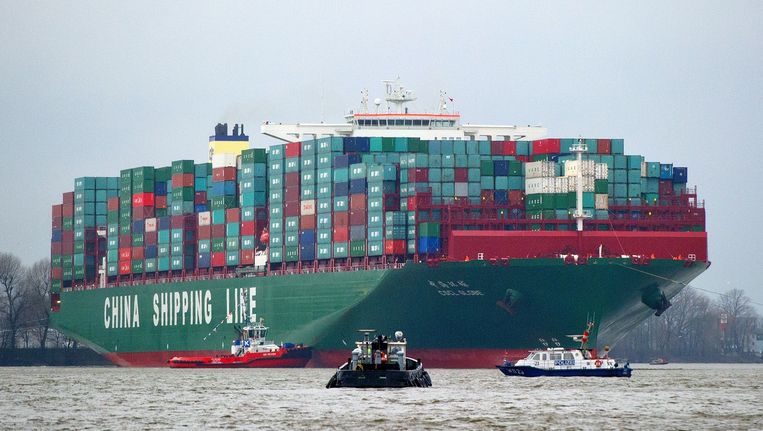 Zwitserw Maritiem Grootste Containerschip Ter Wereld In