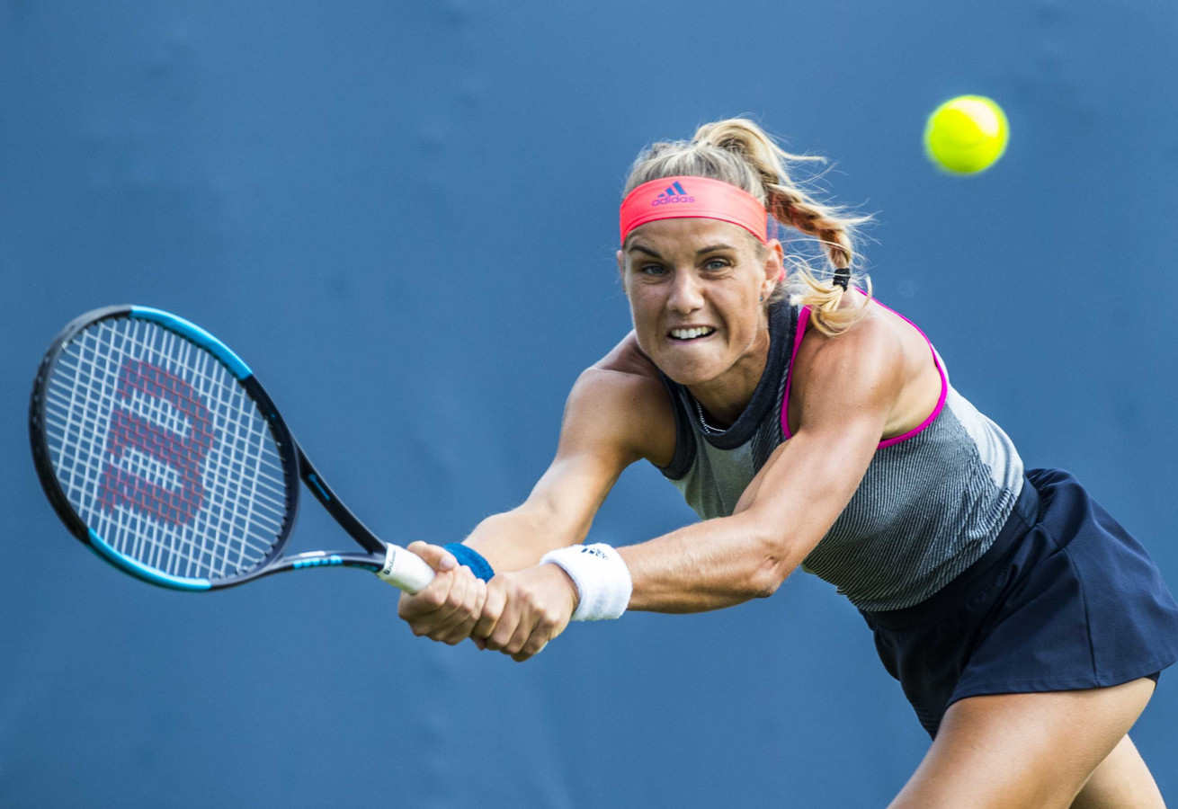 Rus snel naar huis op WTA-toernooi in Luxemburg | Foto | AD.nl