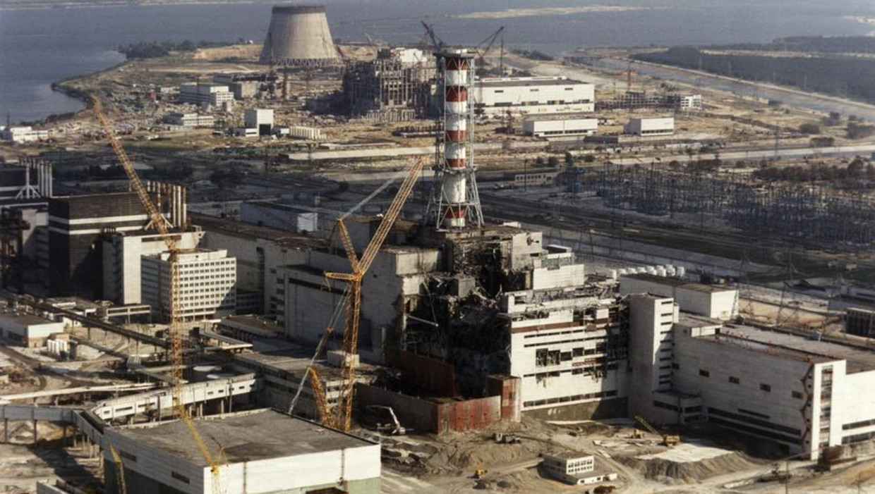 Kernreactor Tsjernobyl krijgt nieuwe sarcofaag | Trouw
