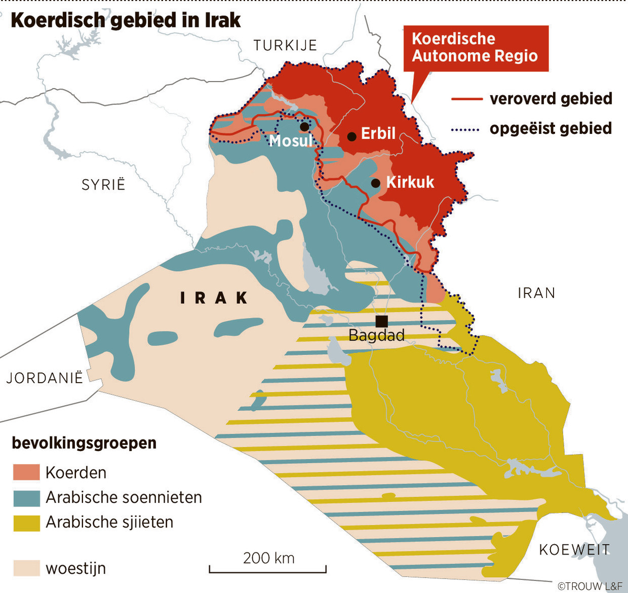 Irak en Turkije dreigen Koerden met ingrijpen | Trouw