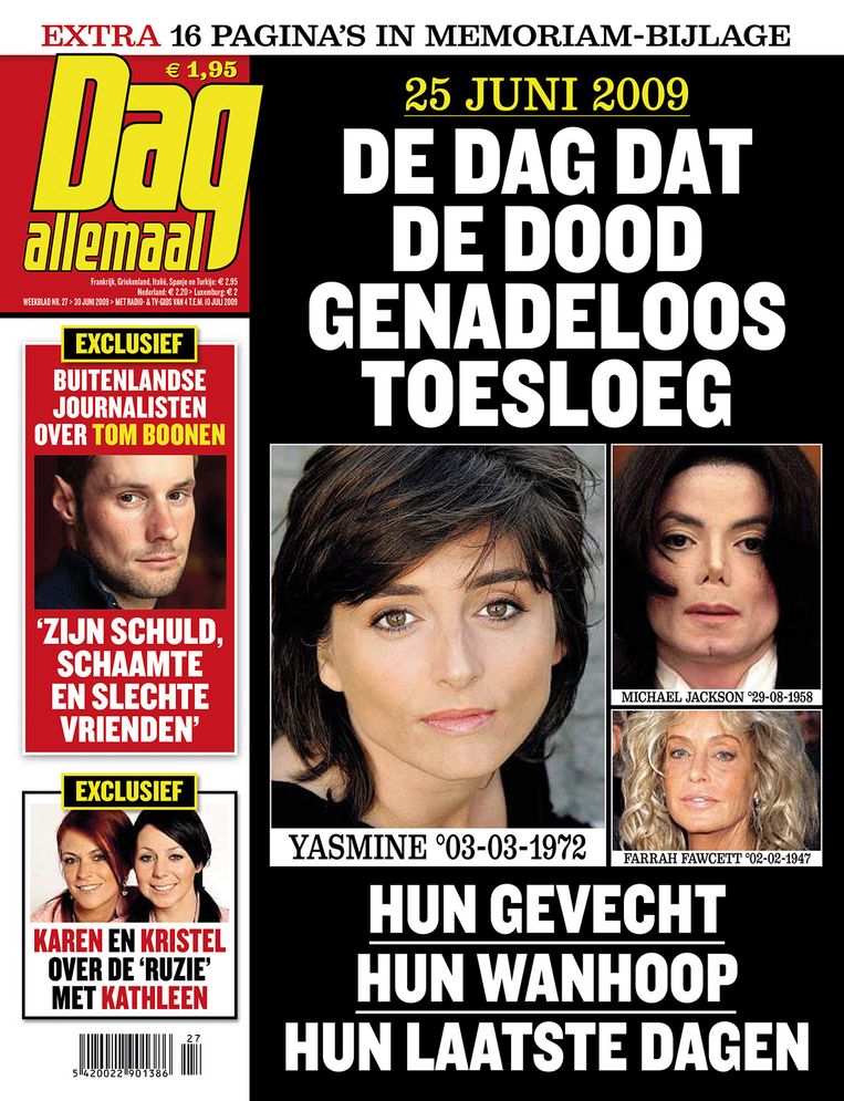 IN BEELD. De spraakmakendste covers uit 35 jaar Dag Allemaal | Showbizz ...