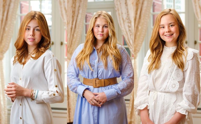 IN BEELD. Nederlandse prinsessen Amalia, Ariane en Alexia stralen op ...