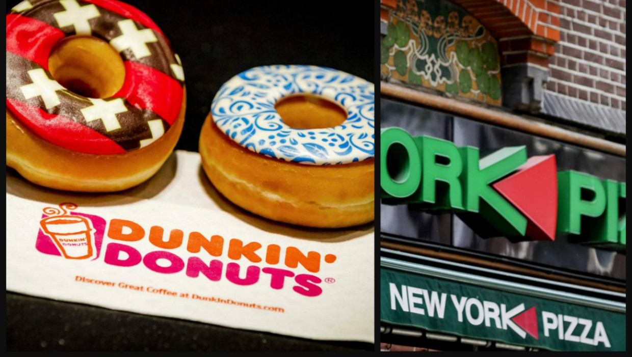 Dunkin' Donuts én New York Pizza op de Ferdinand Bol | Het Parool