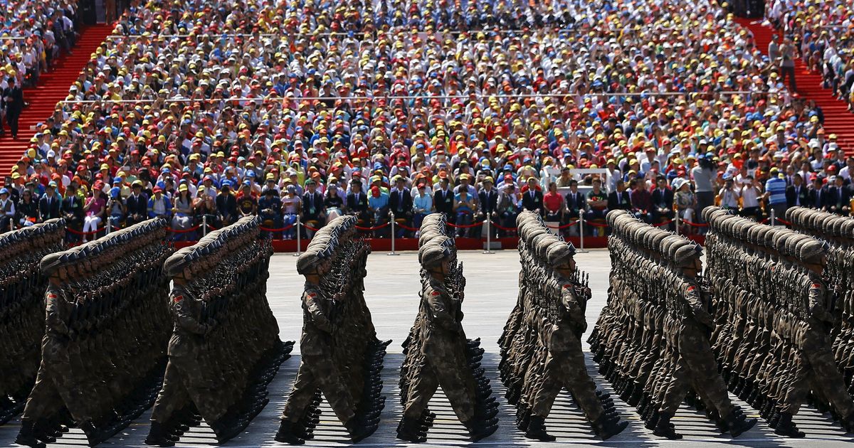 China herdenkt einde WO2 met militair machtsvertoon op Plein van de ...