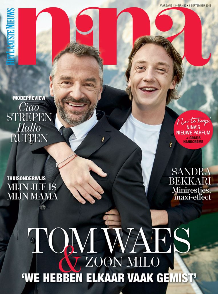 Tom Waes en zoon Milo in Italië voor NINA: "We missen elkaar, maar we ...