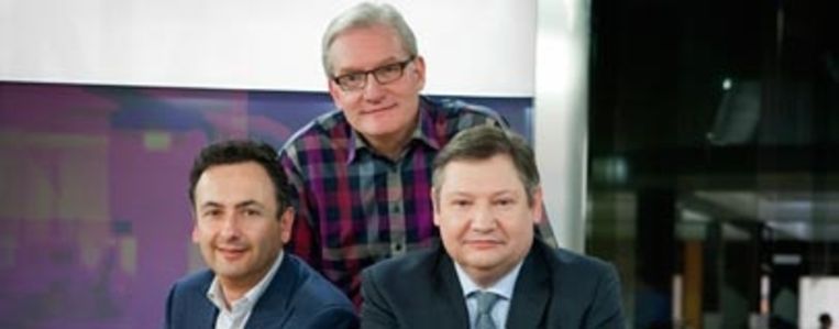 De nieuwsexperts van vtm: Pol Van Den Driessche, Faroek Özgünes en Paul ...