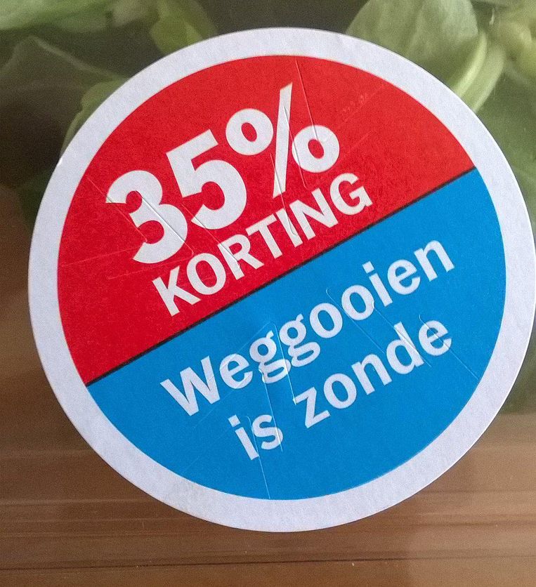 Gered van de vuilnisbakdood dankzij een kortingssticker | De Volkskrant
